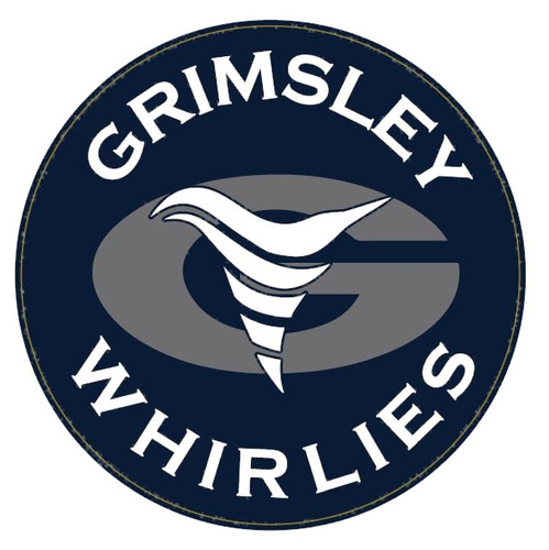 NEW Grimsley Whirlies 5" Round Car Magnet | Whirlie Wear