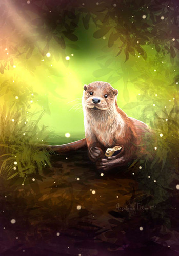 53. Odder (Otter) | Anastasia Elkjær Art