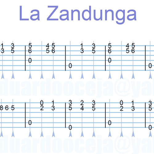 La zandunga | Tablaturas