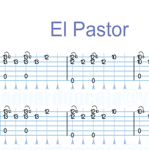 El pastor | Tablaturas