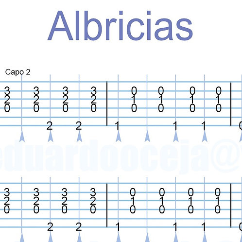 Albricias | Tablaturas
