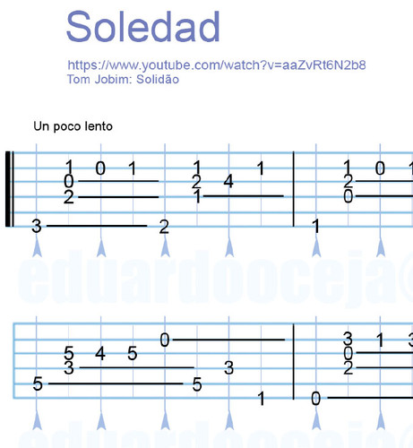 Soledad | Tablaturas