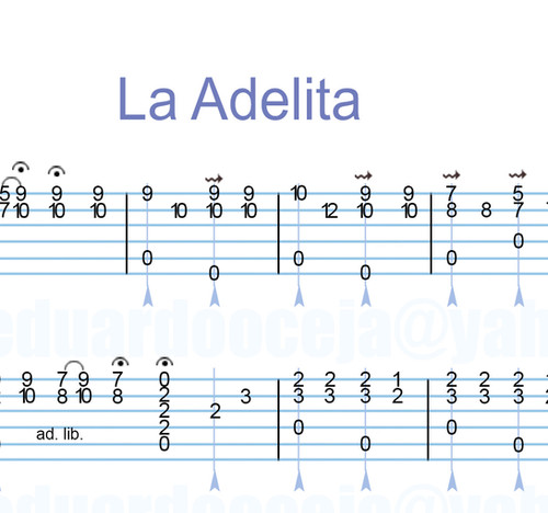 La Adelita | Tablaturas