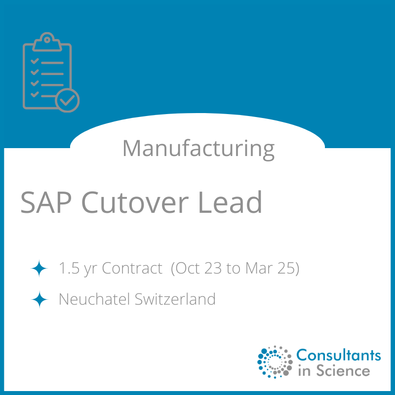 Sap Cutover Lead