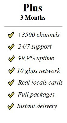Plus 3 Months | cccam-iptv-server