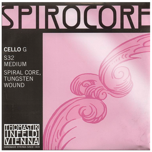Spirocore Cello G String - tungsten/steel: Medium | monteroviolins