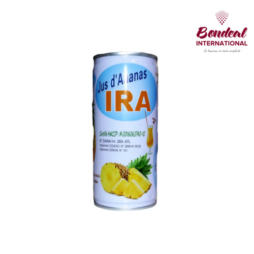 IRA Pack De 12 Canettes De Jus D'Ananas Non-Gazeux | Bondeal Store