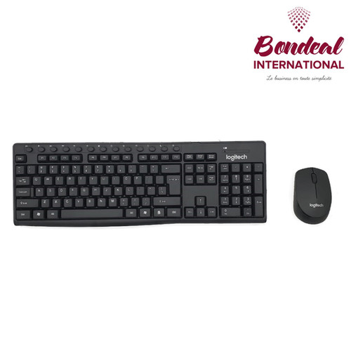 LOGITECH Pack Clavier QWERTY & Souris Sans-Fil MK-290 | Bondeal Store
