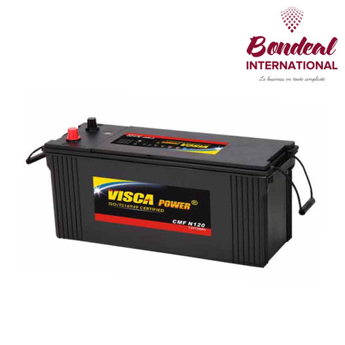 VISCA Batterie De Camion 120 Ah - 12V CMF Power DIN120 | Bondeal Store