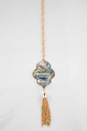 Moroccan Tassel Necklace | Paislee Blu Boutique