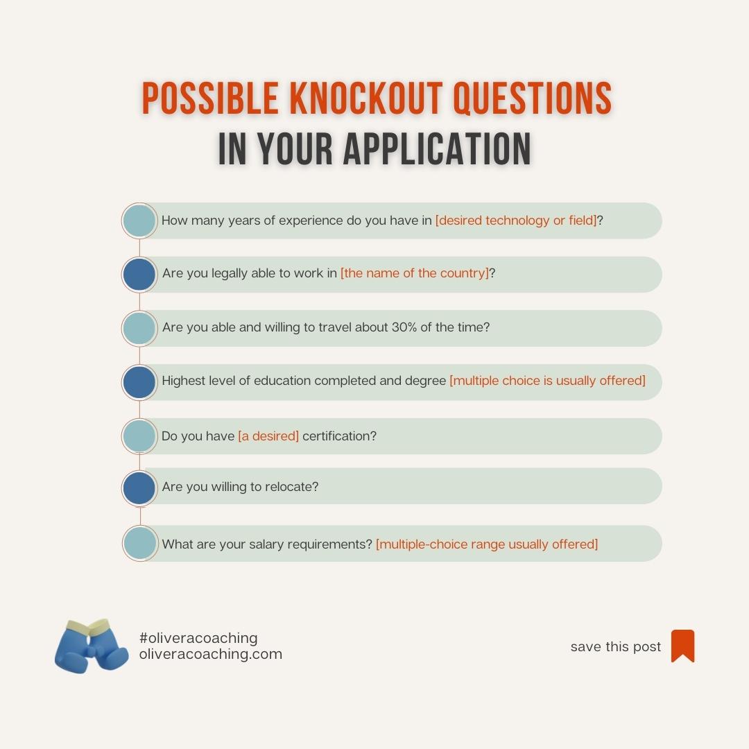 Let’s Talk About the Knockout Application Questions