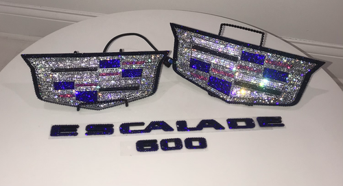 Cadillac Vehicle Emblems Swarovski Crystals | Bella Artistry