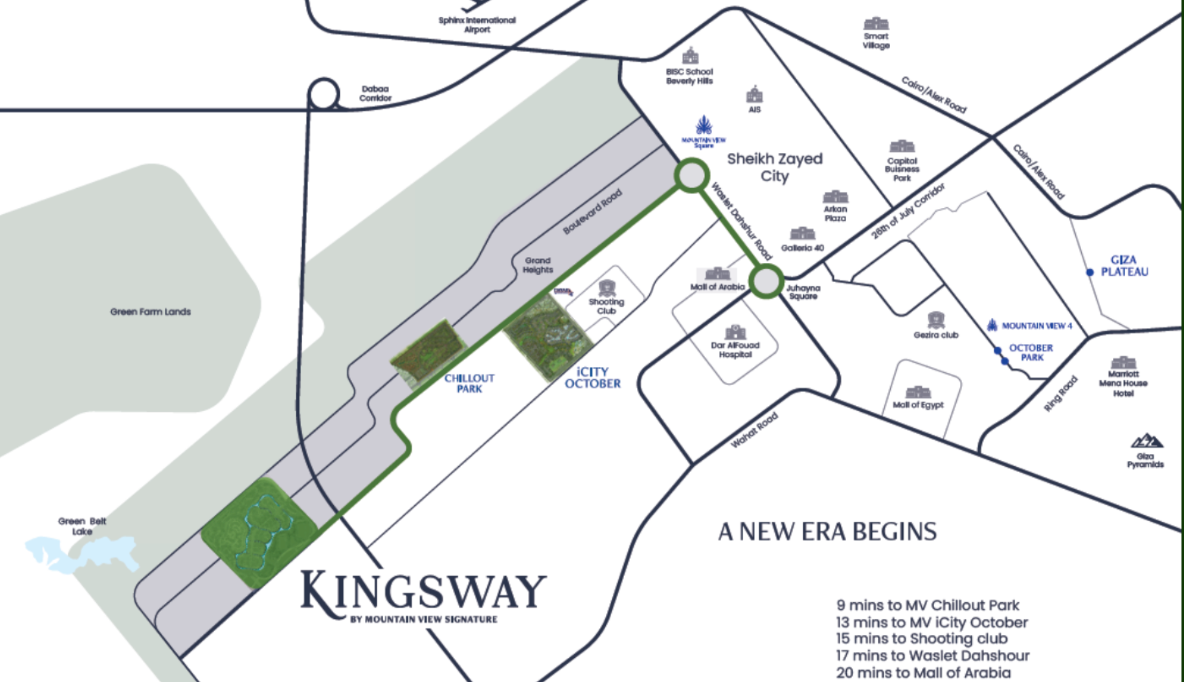 Kingsway | Mountain View Developments Egypt