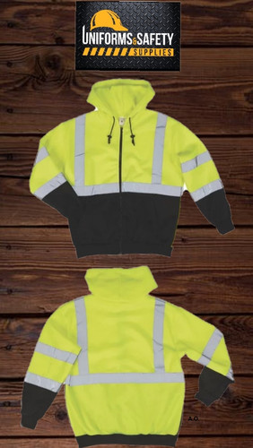 TrueCrest Hooded Safety Sweatshirt | uniformsandsafety