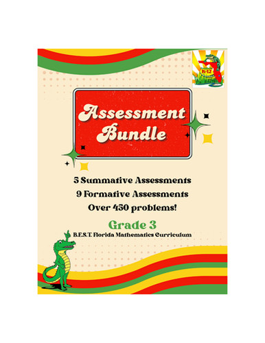 B.E.S.T. Grade 3 Math - Formative and Summative Assessments ...