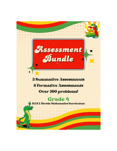 B.E.S.T. Grade 4 Math - Formative and Summative Assessments ...