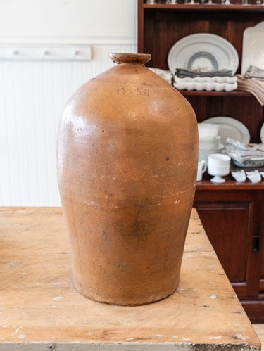 Large Primitive German Clay Jug | The Maple House Co