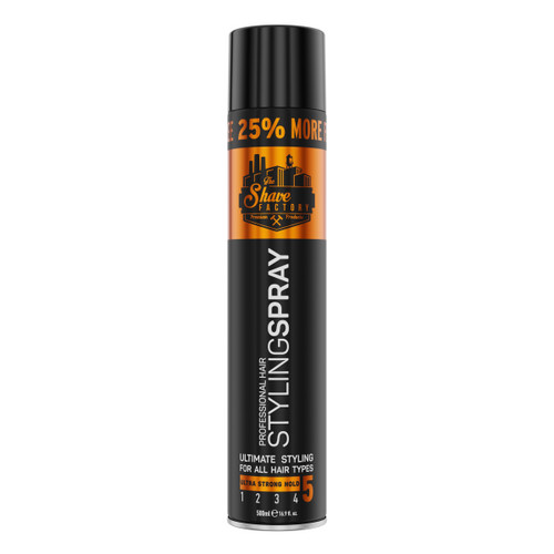 The Shave Factory Ultimate Hair Styling Spray 500 ml | Slussen Barbershop