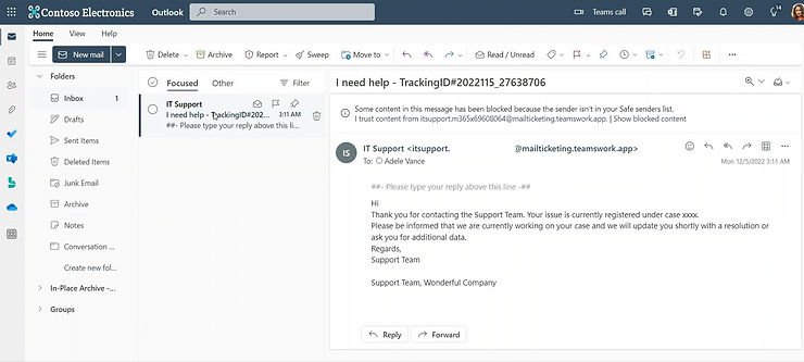 Configure an Issue Tracking System on Microsoft Teams