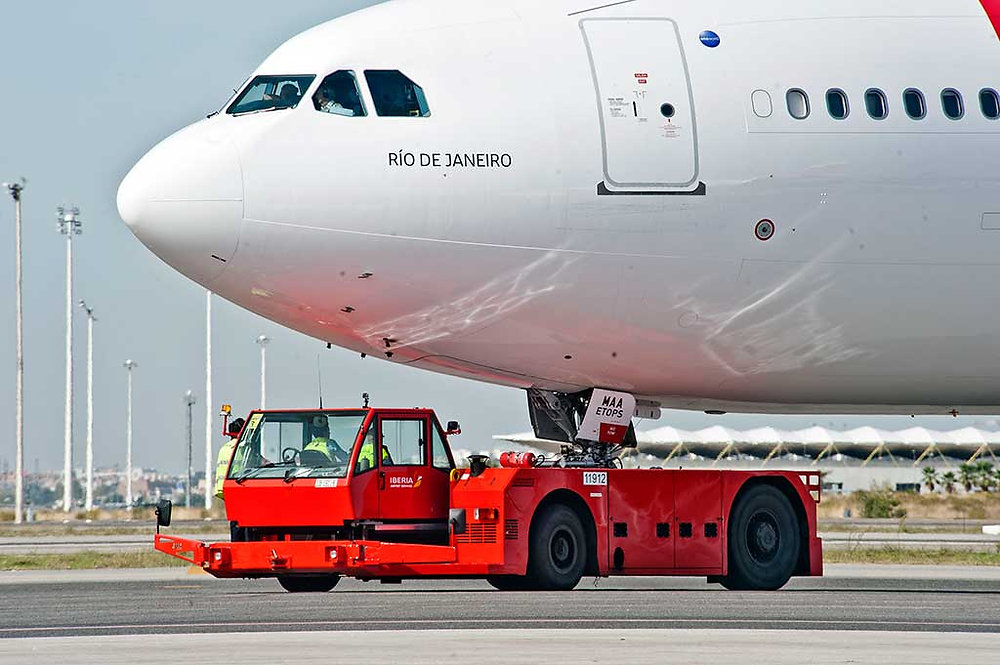 Retroceso de un avión (PushBack)