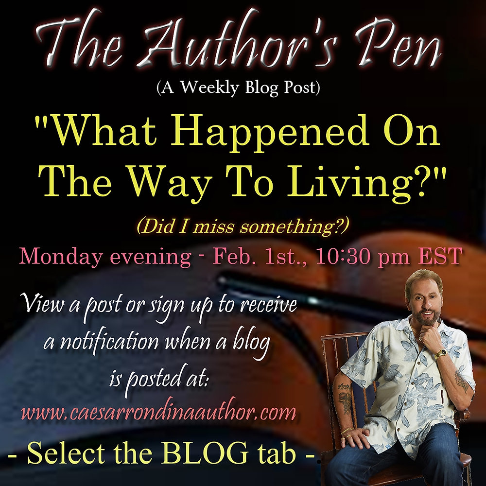 What Happened On The Way To Living?