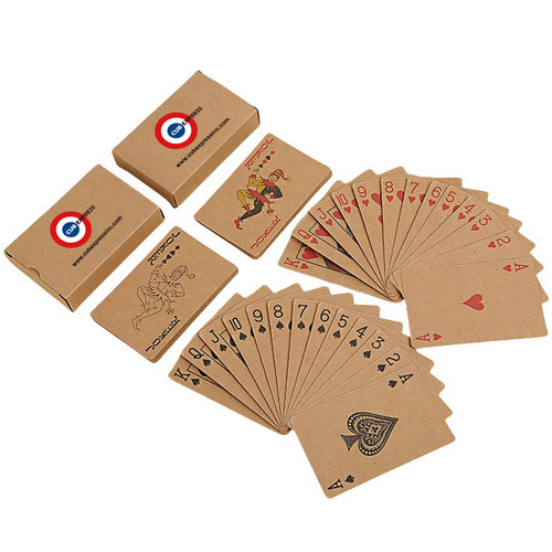 Kraft Paper Playing Cards | Cub Express