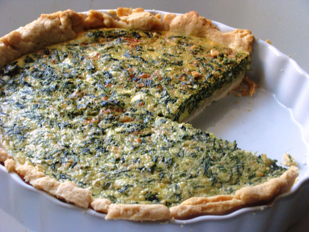 Green foods: Leafy Green Pie with Spelt Crust