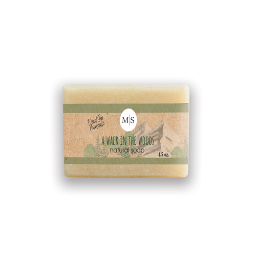 Walk In The Woods Bar Soap - 4.5oz | Cedar Wood Soap | Mg12
