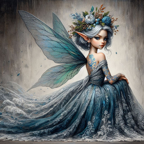 50x50cm Mystic pixie | Wattobizz