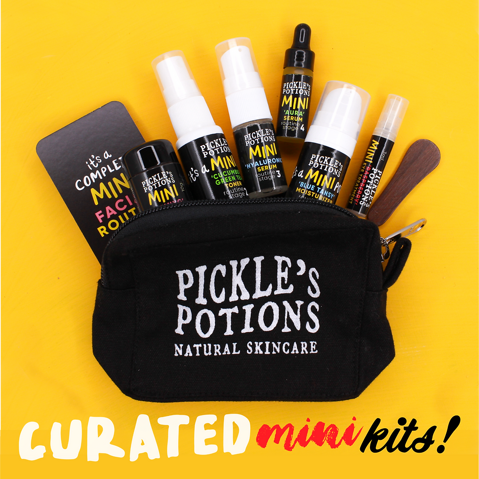 Curated - Complete Mini Facial Routine Kit | picklespotions