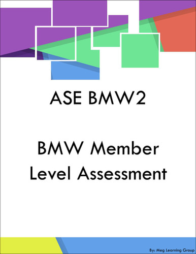 ASE BMW2 BMW Member Level Assessment | ASE TUTORS