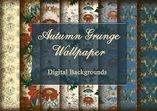 Autumn Grunge Digital Backgrounds | My Site