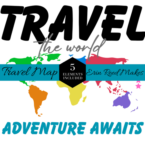 Travel the World Map | Erin Reed Makes