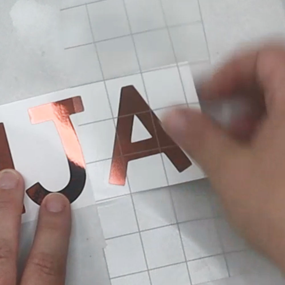 DIY Personalized Vinyl Bookmarks