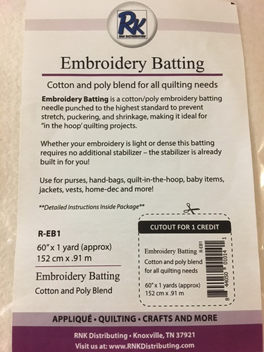 Floriani Embroidery Batting