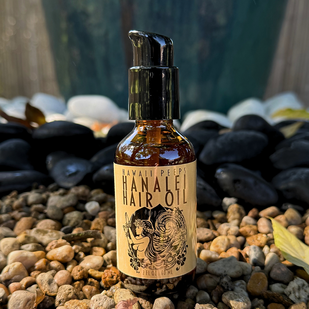 Hanalei Hair Oil by Hawaii Peeps | Love and Light