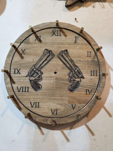 Revolver 357 bullet clock | Flyover Creation