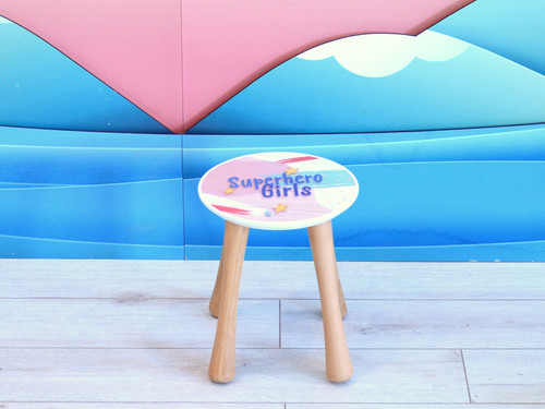 POWER GIRL STOOL | Popcorn Kids