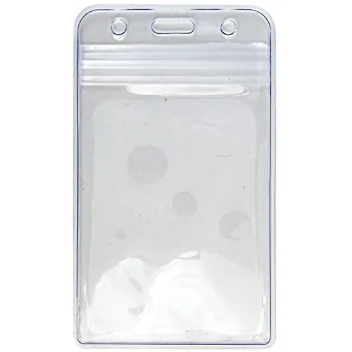 Transparent ID card holders. Portrait and landscape | Personalised Cards