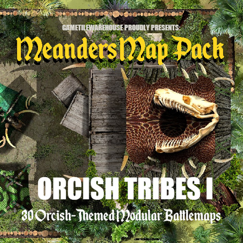 R20 Map Pack: Orcish Tribes I | Game Tile Warehouse