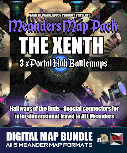 The Xenth Portal Hub GTW Digital Map Bundle | Game Tile Warehouse