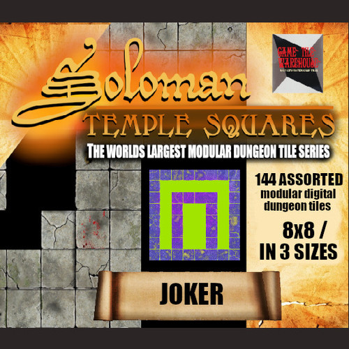 Soloman Temple Squares - JOKER | Game Tile Warehouse