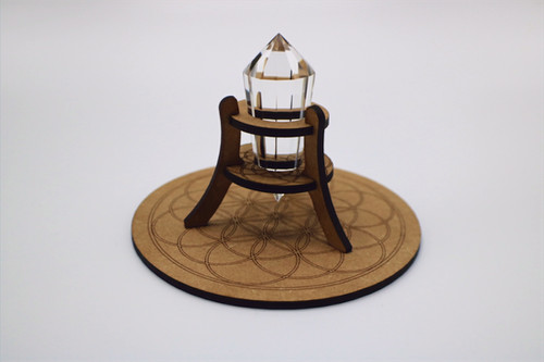 Crystal Display Stand VERTICAL | Vogel Cut Crystals