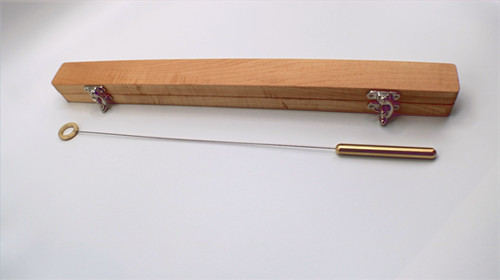 Dowsing Rod Bobber w/ Custom Wooden Box | Vogel Cut Crystals