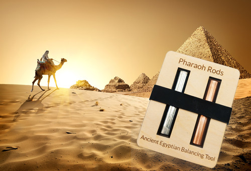 Pharaoh Rods - Ancient Egyptian Balancing Tool | Vogel Cut Crystals