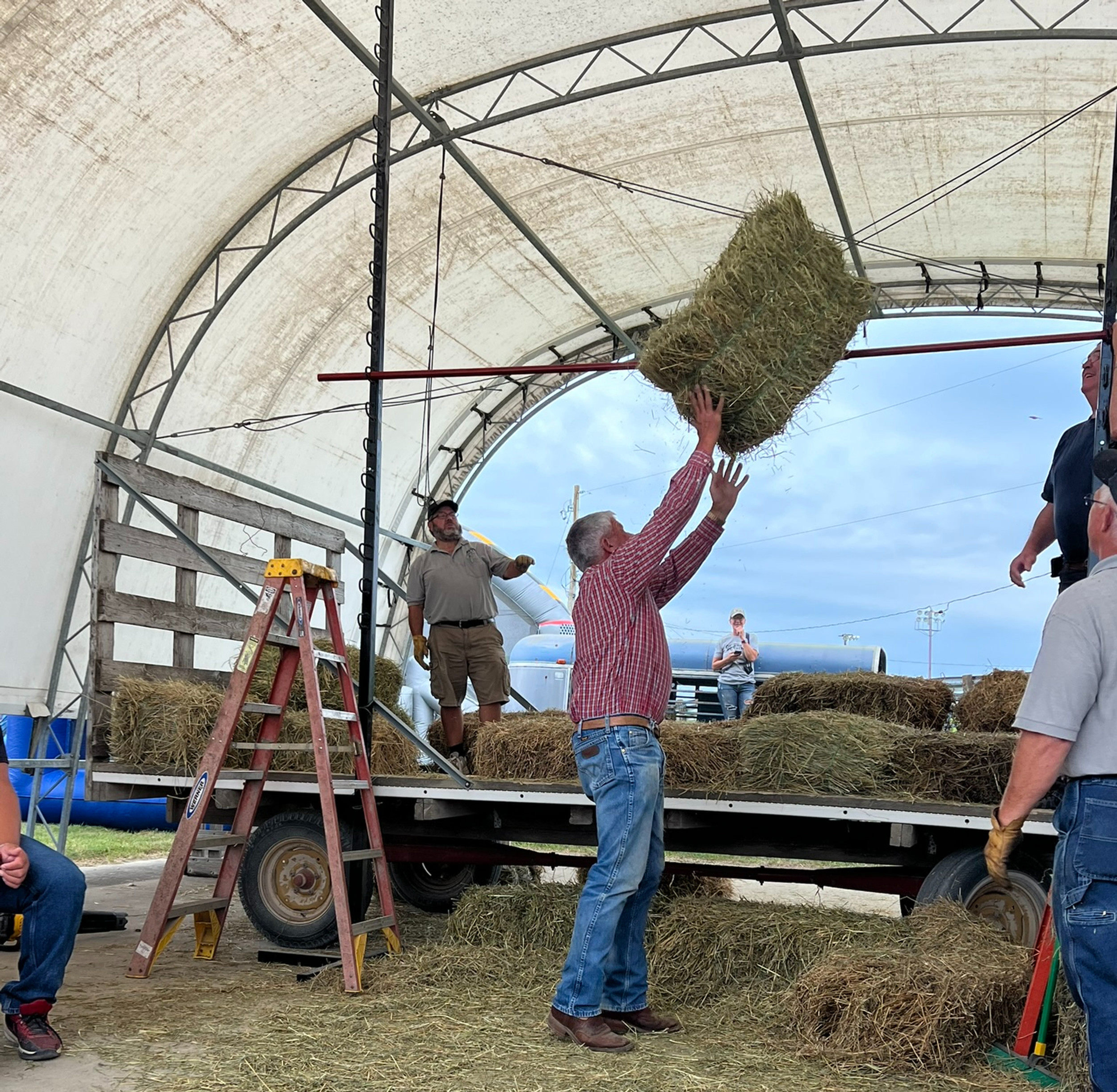 Hay Throwing Contest | audubon-county-fair