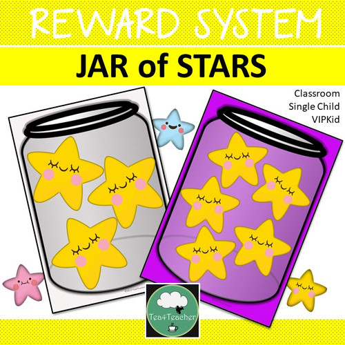 Reward System JAR of STARS Whole Class Single Student Token Board ...
