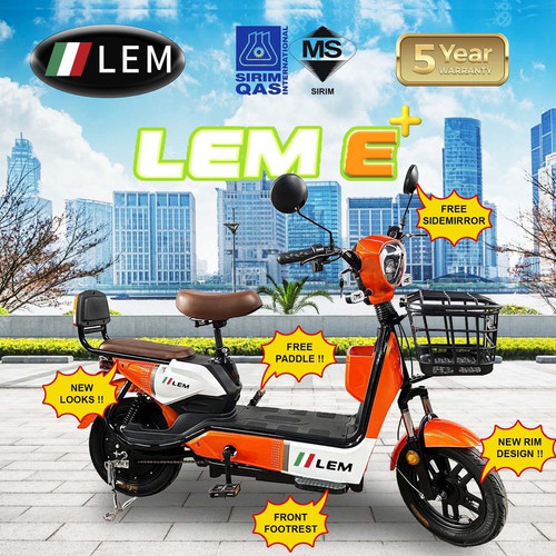 ELECTRIC BIKE LEM E+ | LEM MALAYSIA VEHICLE