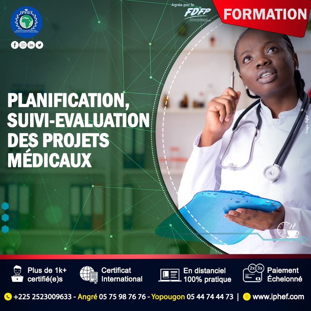 PLANIFICATION SUIVI EVALUATION DES PROJETS DE SANTE