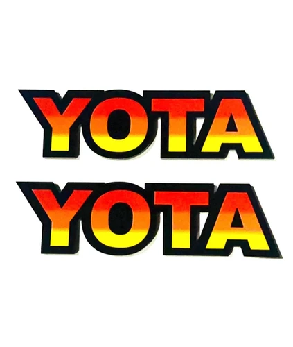 YOTA TRD HERITAGE COLORS | Jameskgti Badges